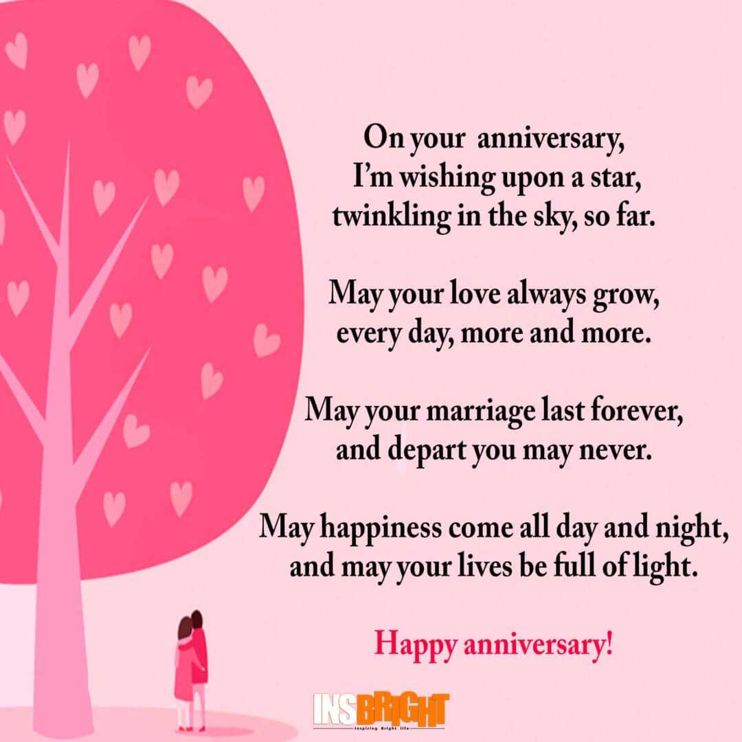 Cute Happy Anniversary Poems For Him Or Her With Images Insbright